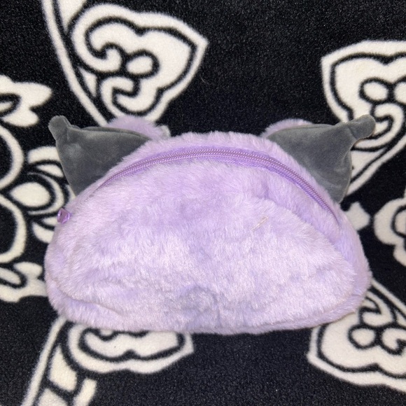 Sanrio | Accessories | Kuromi Fuzzy Pouch | Poshmark